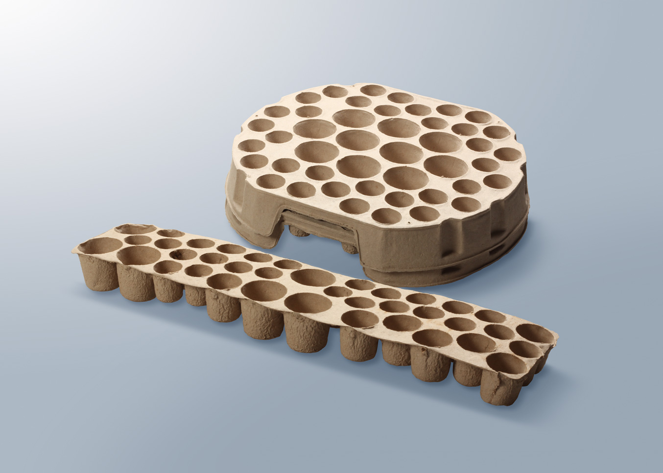 Molded fibre, Thick wall ( thick walled) packaging, Transfer molded ...